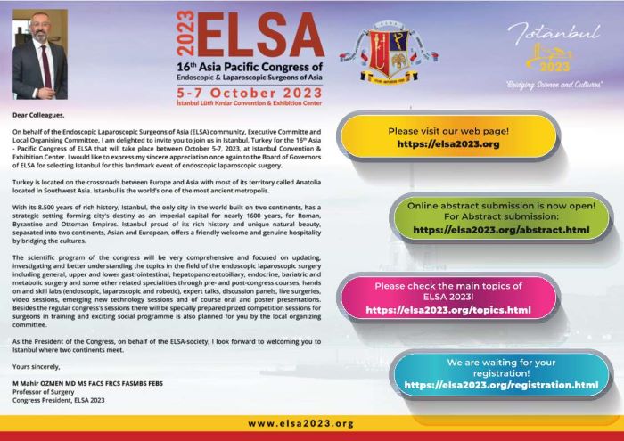 Endoscopic and Laparoscopic Surgeons of Asia｜一般社団法人 日本内視鏡外科学会